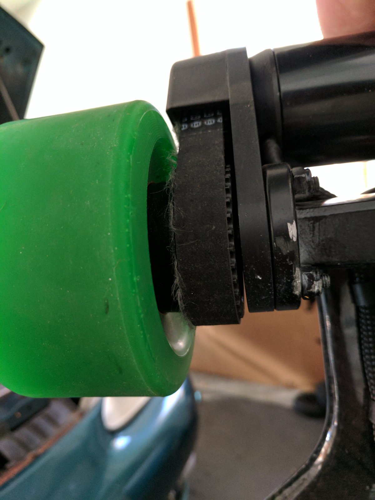 Drive belt fraying. | Electric Skateboard Forum - Evolve Skateboards